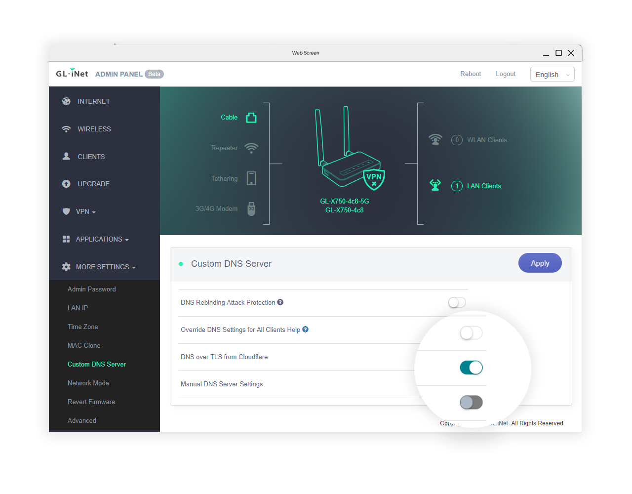 GL-X750 / Spitz - GL.iNet
